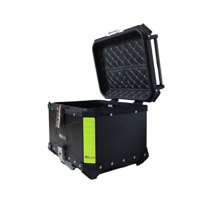 Aluminum Top Box ( M D ) - 45 Liters | Motocare