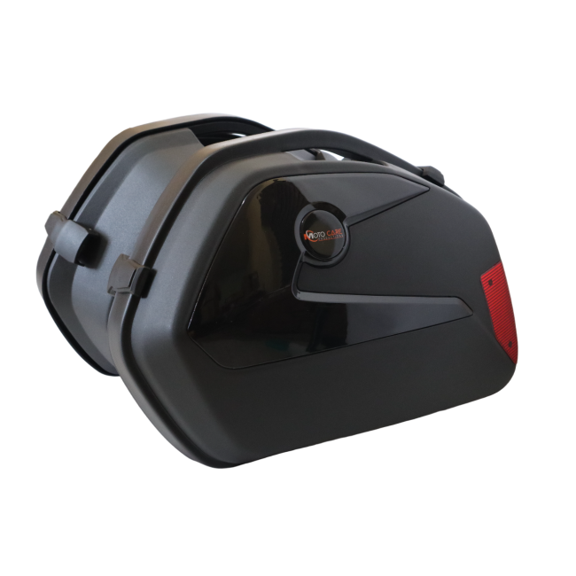 Fiber Side Box [ V-35 ] - 35 Liters | Motocare