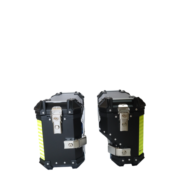 Aluminum Side Box [ M L-35 ] - 38 Liters | Motocare