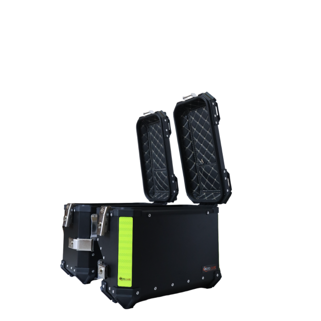 Aluminum Side Box [ M L-35 ] - 38 Liters | Motocare