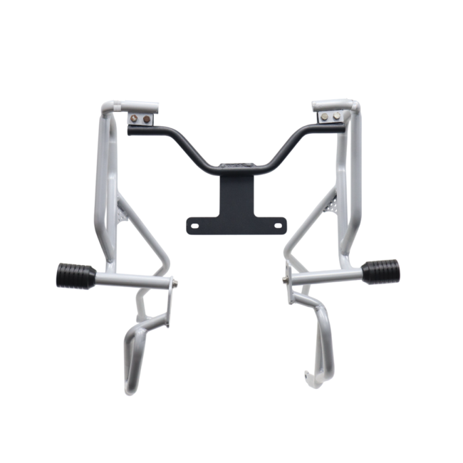 Upper Lower Crash Guard (Silver) For Hero Xpulse 210 | Motocare
