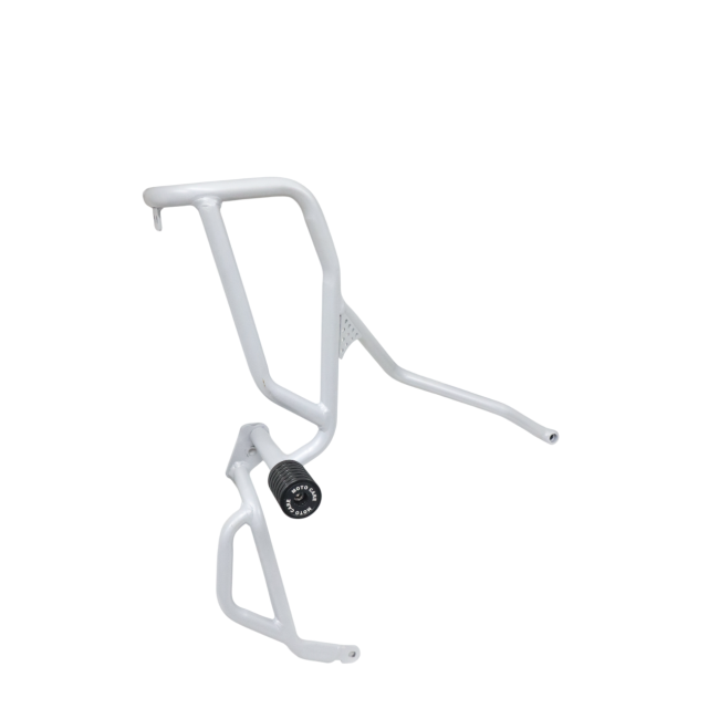 Upper Lower Crash Guard (Silver) For Hero Xpulse 210 | Motocare